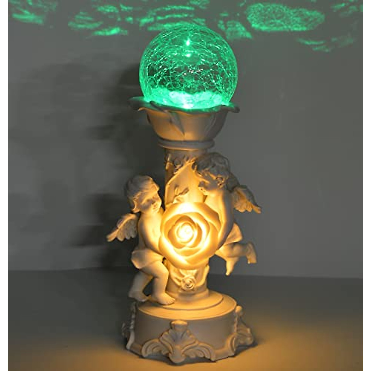 HOMESHINE Christmas Decoration Solar Garden Light Angel Statues Outdoor décor Lights