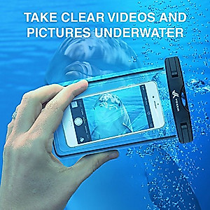 ⚡ [ PREMIUM QUALITY ] Universal Waterproof Phone Holder with ARM BAND & LANYARD - Best Grade Water Proof, Dustproof, Snowproof Case for iPhone 12 Pro Max, 12 Mini, S21 Ultra, S20, OnePlus 8, Pixel 5