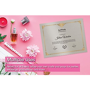 Silver Metallic Paper - 100-Pack Silver Shimmer Paper, Paper Crafting Supplies, Perfect for Flower Making, Ticket, Invitation, Stationery, Scrapbook Use, Printer Friendly, 120 GSM, 8.5 x 11 Inches