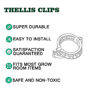 MGTECH 300 Pcs Tomato Trellis Clips, Garden Vegetable Vine Clips, Plant Support Quick Clips for Vine Vegetables to Grow Upright and Healthier