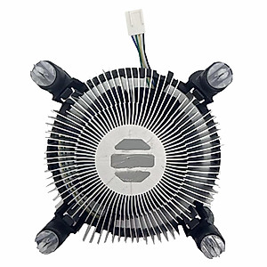 New heatsink CPU Cooling Fan for Intel i3/i5/i7 lga 115x 1150 1151 1155 1156 X3430 X3440 X3450 X3460 X3470 X3480 Series E97379-003 D34223 D75716 D95263 E18764 E33681 E97375 E97378–001 4-PIN 3.5-Inch