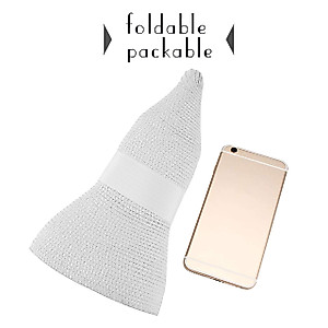 Muryobao Womens Sun Straw Hat Summer UV Protection Travel Foldable Wide Brim Bucket Hat Vintage Cloche Beach Fishing Cap UPF 50+ White