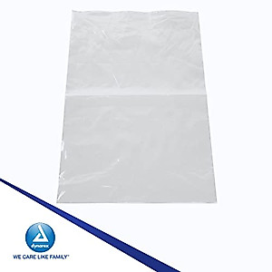 Dynarex Bottle Covers, Transparent Disposable Plastic Bags for Protecting Bottles, Non-Sterile & Latex-Free, Medium 6x8, 1 Box of 500 Bottle Covers