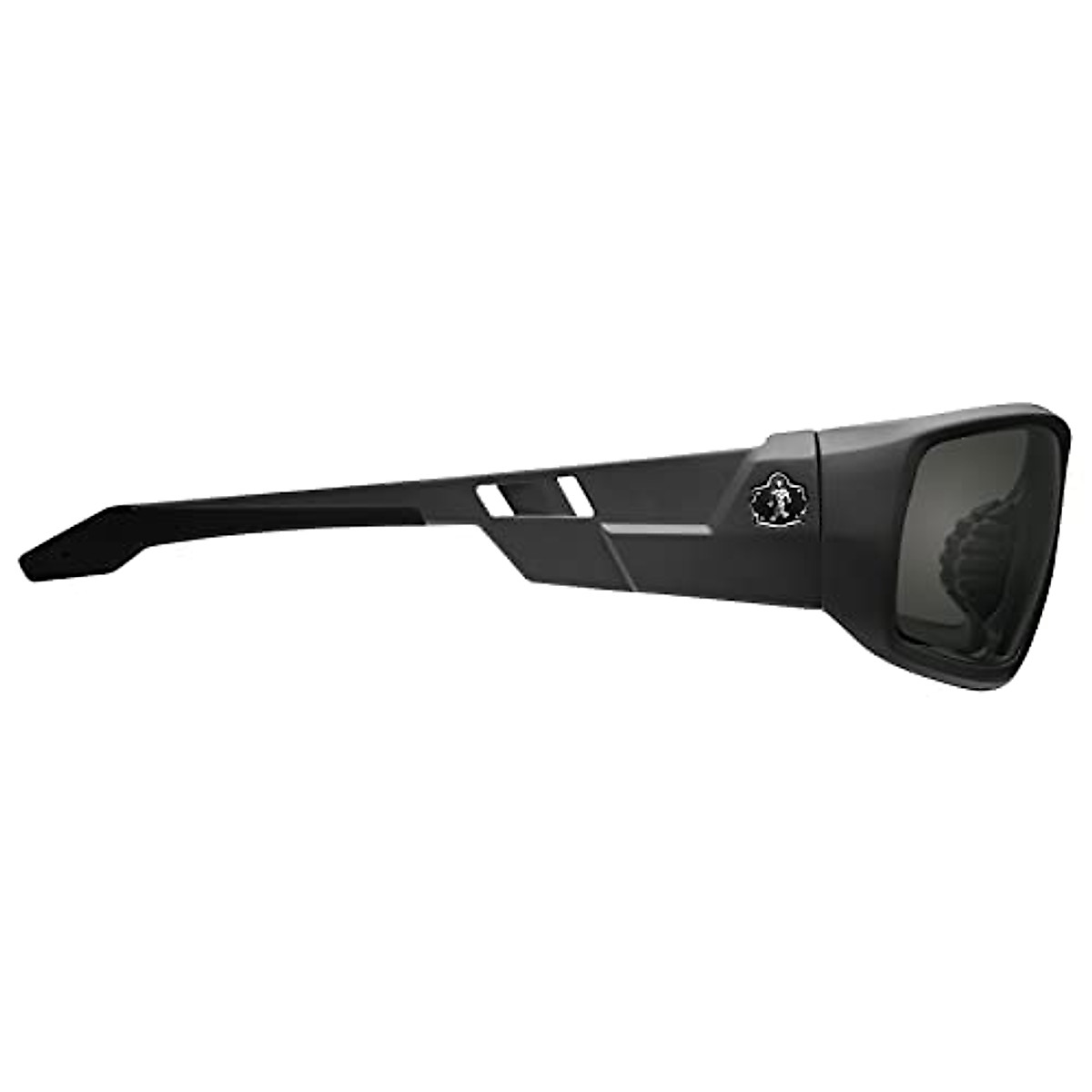 Ergodyne Skullerz Odin Safety Sunglasses, ANSI Z87 Impact Resistant, Durable Full Frame, Non Slip, Polarized, Anti Fog