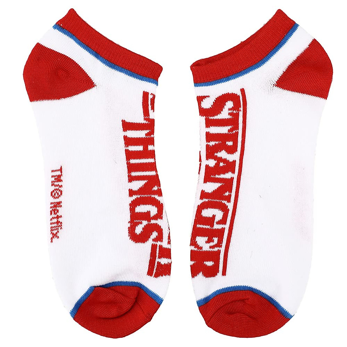 Bioworld Stranger Things Logos Casual Ankle Socks for Men 5-Pack