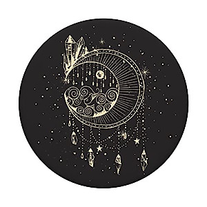 Moon Dreamcatcher with Crystals and Waves PopSockets Swappable PopGrip