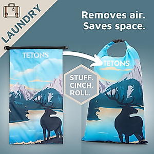 Packing Cubes for Travel-Extra Large Luggage Organizers 7 Piece Set-Ultralight, Expandable/Compression Bags for Clothes by TRIPPED Travel Gear (National Parks)