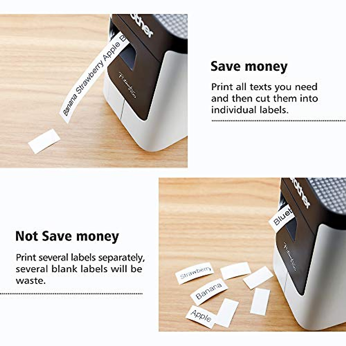 Tze-S231 Tz-S231 12mm 0.47" Tape Aonomi Replacement for Brother Extra Strength P-Touch Label Tape Black on White 1/2" Tz Tze Tape Compatible with Brother PTD210 PT-D410 PTH110 Label Maker,2-Pack