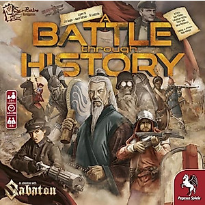 A Battle Through History - Board Game by Pegasus Spiele 2-5 Players – Board Games for Family – 60-120 Minutes of Gameplay – Games for Family Game Night – Teens and Adults Ages 14+ - English Version