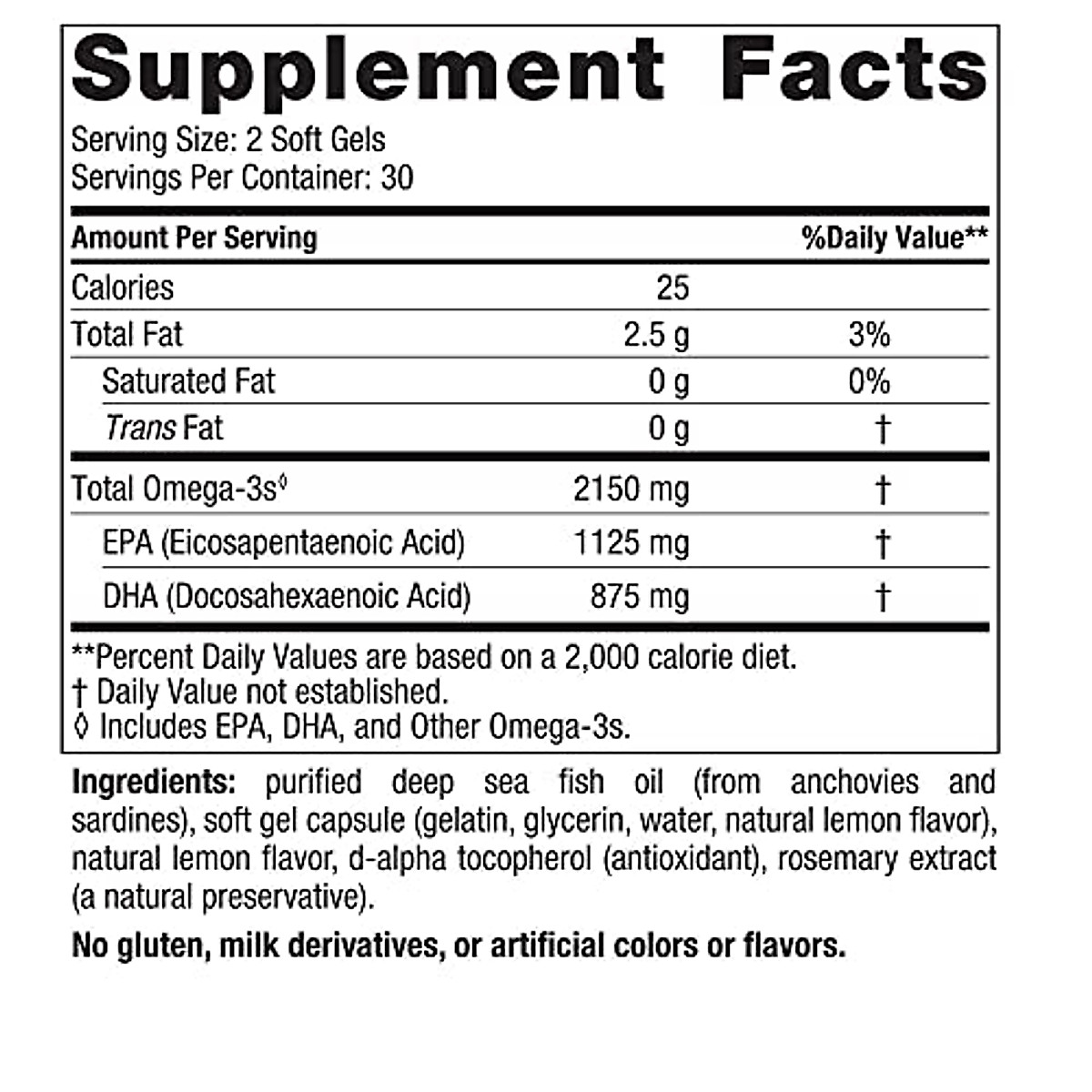 Nordic Naturals Ultimate Omega 2X, Lemon Flavor - 60 Soft Gels - 2150 mg Omega-3 - High-Potency Omega-3 Fish Oil with EPA & DHA - Promotes Brain & Heart Health - Non-GMO - 30 Servings