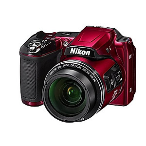 Nikon COOLPIX L840 Digital Camera with 38x Optical Zoom and Built-in Wi-Fi (Red) (Renewed)