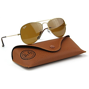 Ray-Ban RB3025 001/33 Gold Frame/Crystal Brown Lens 55mm