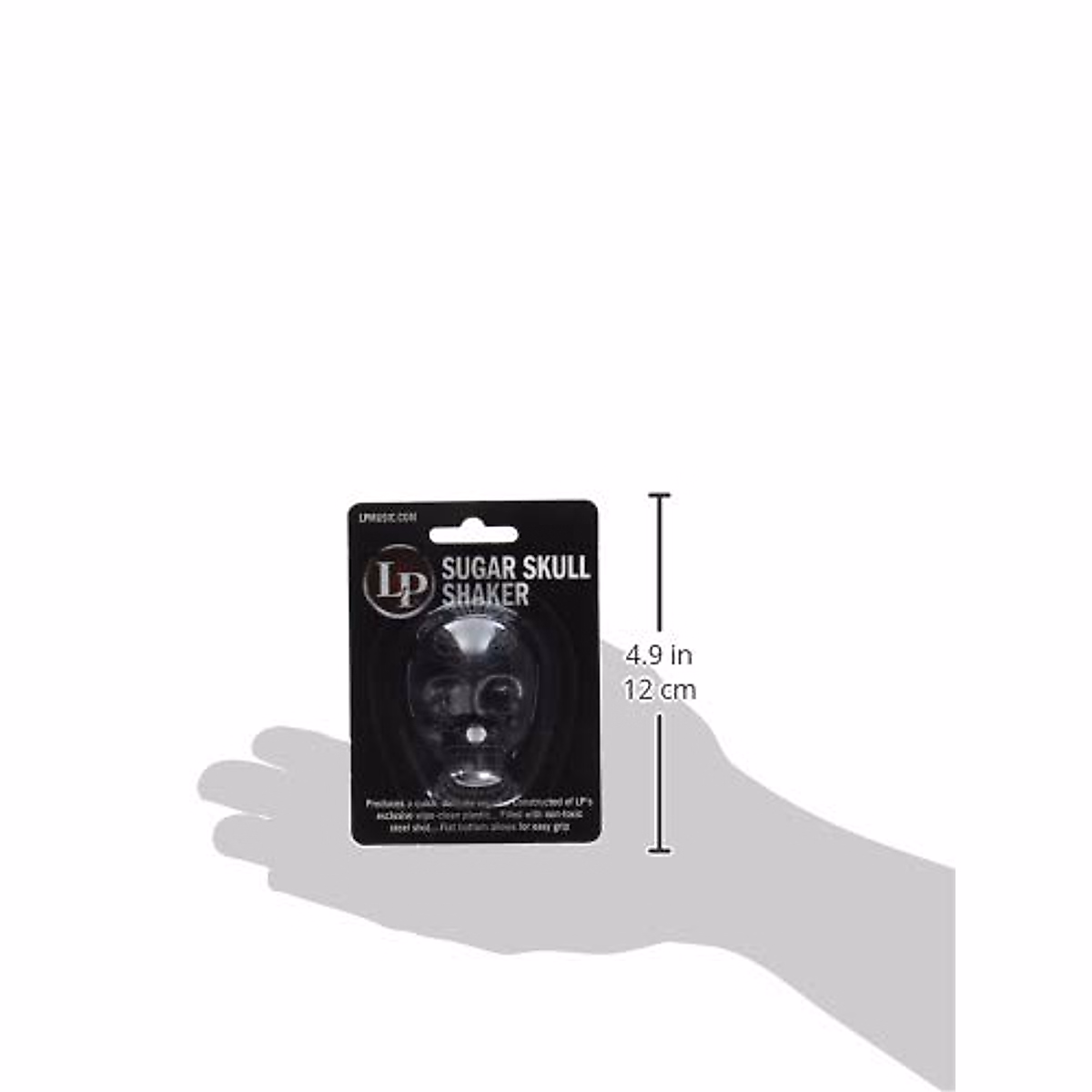 Latin Percussion Sugar Skull, Black Shakers (LP006-BK)