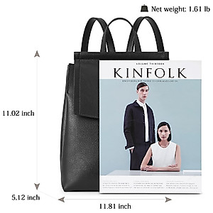 BOSTANTEN Backpack Purse for Women Leather Backpack Fashion Travel Bag Ladies Shoulder Bags