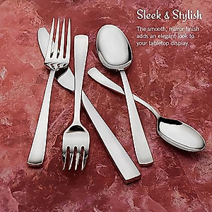 Mikasa Barrett 18.10 45 Piece Stainless Steel Cutlery Set, Service For 8