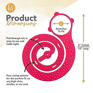 BooginHead SippiGrip Food-Grade Silicone Baby Bottle Holder & Sippy Cup Strap, Sage Green