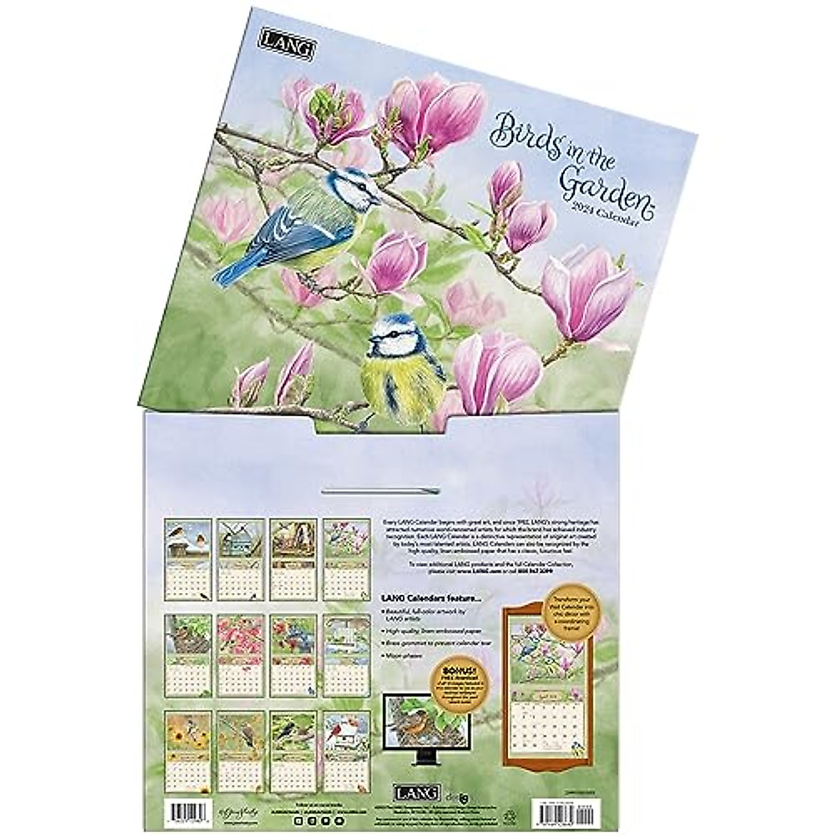 LANG Birds In The Garden 2024 Wall Calendar (24991001895) Multi