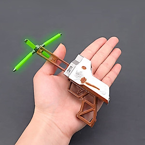 Furimmer APEX Legends Heirloom Wattson Energy Reader Neon Green 5.1'' Game Luminous Metal Weapon Model Action Figure Ornaments Arts Toys Collection Present Kids Gift(Luminous) 13cm