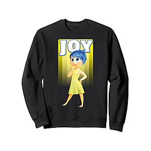 Disney Pixar Inside Out Joy Sunny Retro Portrait Logo Sweatshirt