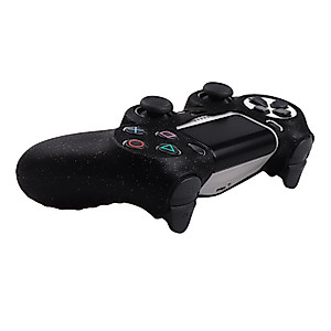 ROTOMOON Glitter Silicone Controller Skins for PS4 with 8 Thumb Grips, Sweat-Proof Anti-Slip Controller Cover Skin Protector Compatible with Playstation 4 Slim/Pro Controller…