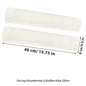 Leg Warmers for Women, 80s Party Ribbed Knit Dance Sports Women Juniors Neon Party Knitted Fall Winter Sports Yoga Loose Leg Warmer (White)