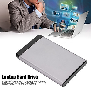 Hard Drive, External SSD Portable Metal Design for Desktop Computers for Notebooks for All in One Computers(#1)