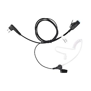 JEUYOEDE CP200 Surveillance Earpiece Headset Compatible with M0torola XU2600 CLS1110 CLS1413 CP200D RMU2040 RDU4100 Walkie Talkie with Mic PTT (1 Pack)