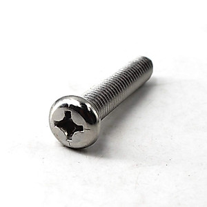 M8x30 Phillips Screws 304 Stainless Steel Metric Machine Screw Bolt (Pack of 20)