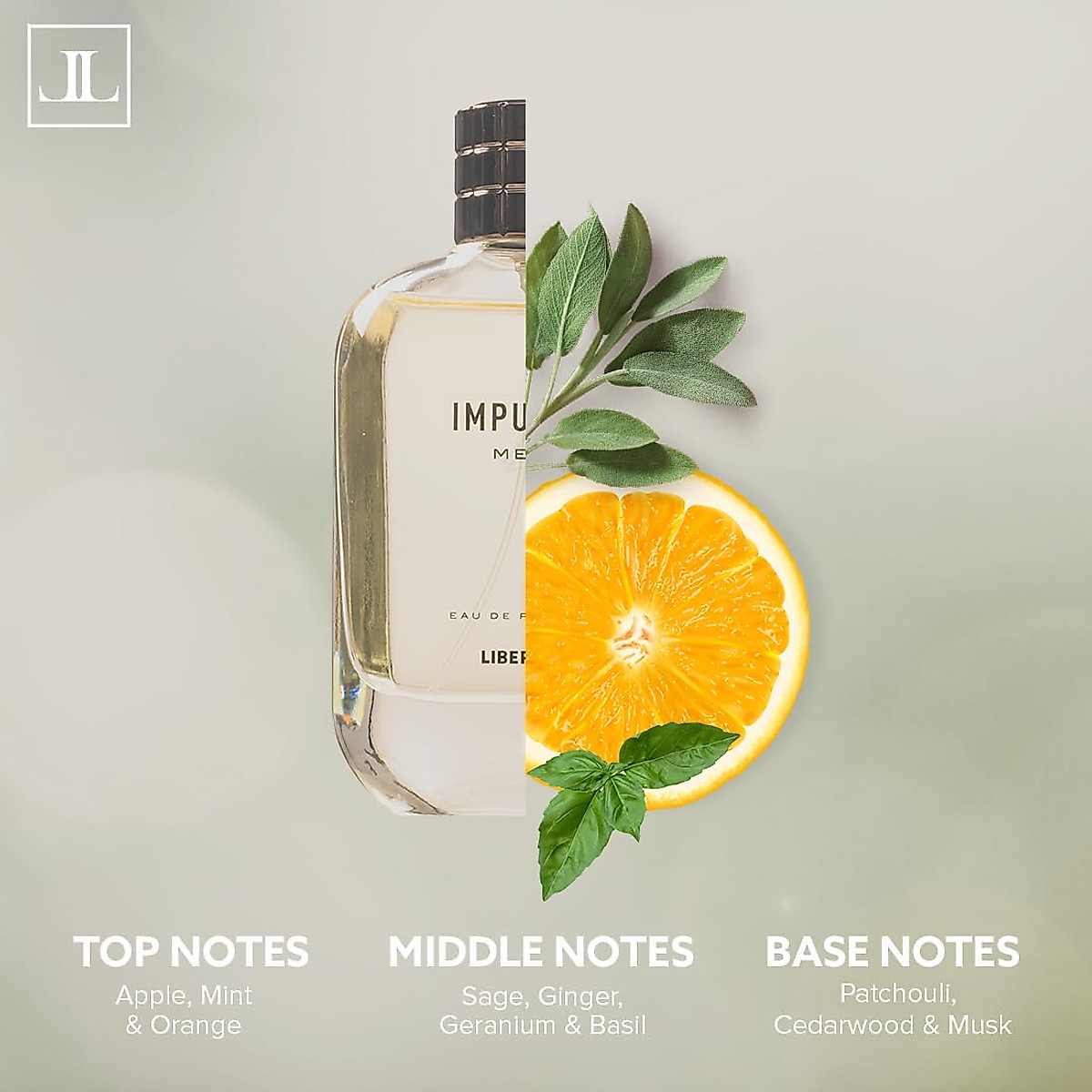 Liberty Perfumes for Men, (100ml/3.4Oz) Impulse Perfume Long-Lasting Eau de Parfum for Luxury Citrus & Spicy Fragrance for Men, Perfume Spray