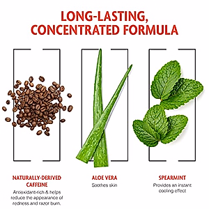 Pacific Shaving Company Caffeinated Shaving Cream - Shea Butter + Spearmint Antioxidant Shaving Cream with Caffeine - Clean Formula for a Hydrating, Redness Reducing + Irritation-Free Shave (7 Oz)