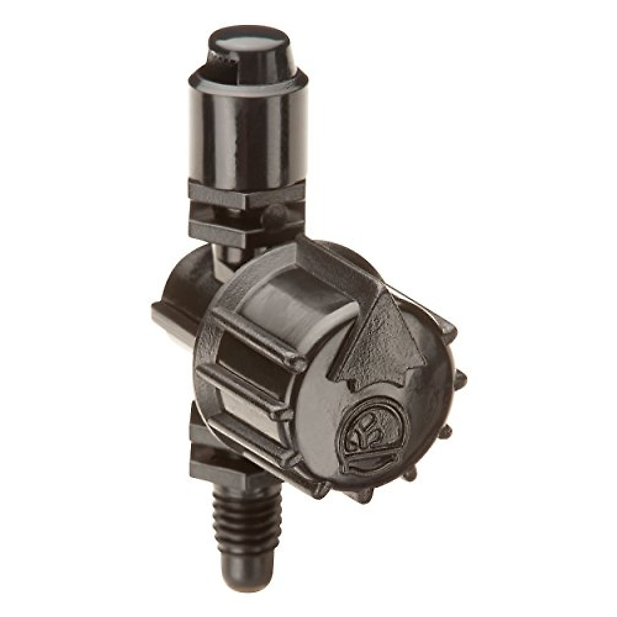 Rain Bird MSQ2PKS Drip Irrigation 10-32 Threaded Micro Nozzle, 0-10' Spray Distance, 2-Pack, Quarter-Circle 90° Pattern, Black