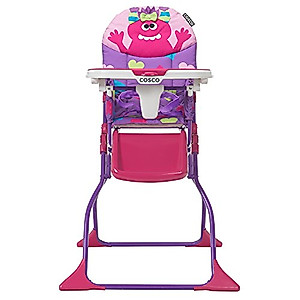 Cosco Simple Fold Deluxe High Chair, Monster Shelley
