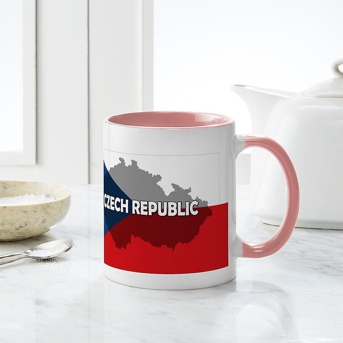 CafePress Czech Republic Flag Extra Mug Ceramic Coffee Mug, Tea Cup 11 oz