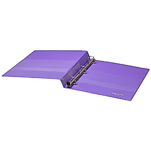 Office Depot® Brand Heavy-Duty D-Ring Binder, 1" Rings, 59% Recycled, Purple