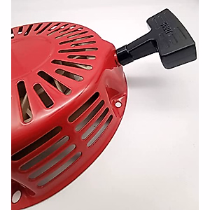 YAMAKATO GX340 GX390 Recoil Starter Pull Start Assembly w/Pull Cord for Honda GX610 GX620 and Clones 339c 389cc 420cc 439cc 459cc Red 28400-ZE3-W01ZA for Pressure Washers Generators etc.