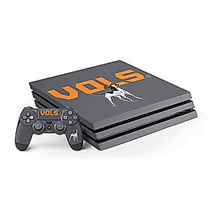 Skinit Decal Gaming Skin Compatible with PS4 Pro Console and Controller Bundle - Officially Licensed College Tennessee Vols Design