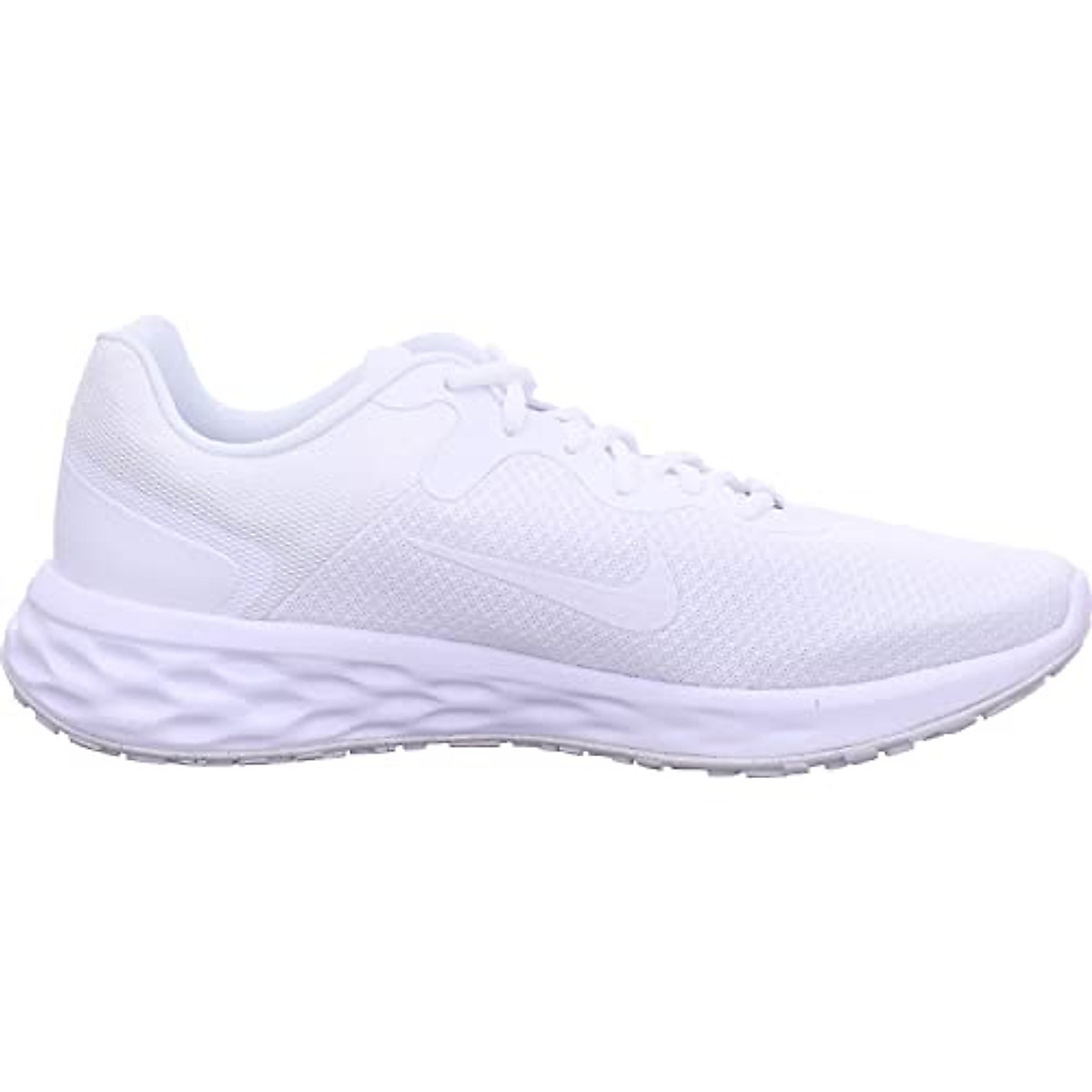 Nike Revolution 6 NN Mens Running Shoes, White/White-White, 9 M US