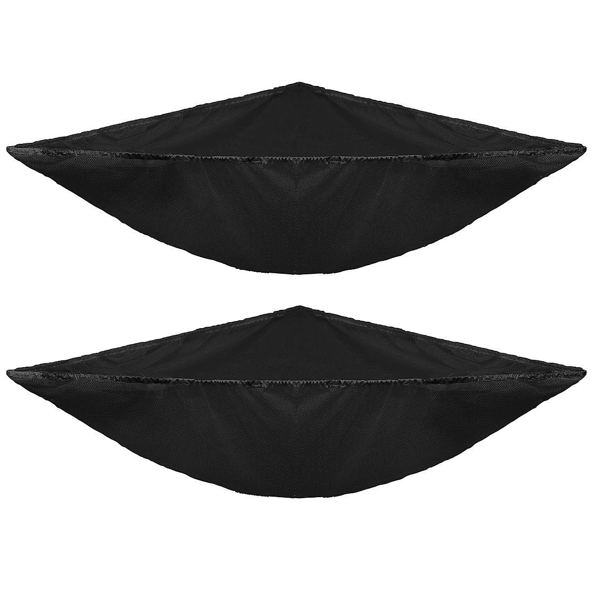 Simple Houseware 2 PK - Stuffed Animals Jumbo Toy Storage Hammock, Black