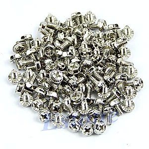Screw A31 500pcs Toothed Hex 6/32 Computer PC Case Hard Drive Motherboard Mounting Screws