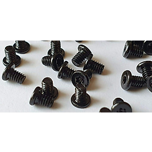 RapidSparesLtd 12x XPS 13 L322X Replacement T5 Underside Base Bottom Screws Black Torx Screw