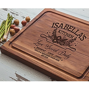 Personalized Mom Cutting Board Gift For Mom Grrandmother Custom Mothers Day Cutting Boards for Women