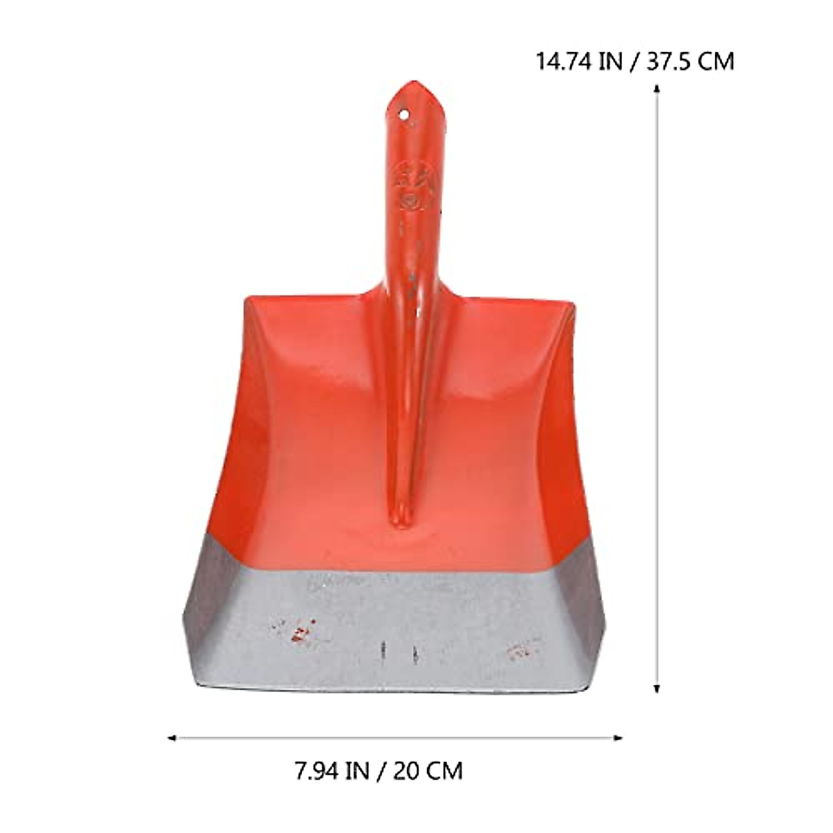 YARDWE Gardening Shovel Head Replacement Square Ice Scraper Heavy Duty Snow Shovel Snow Shovel Digging Shovel Snow Removal Tool