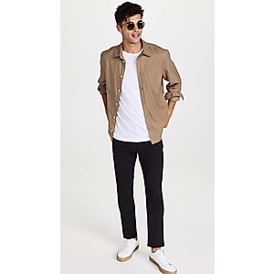 Theory Men's Raffi Neoteric Twill Pants, Black, 33