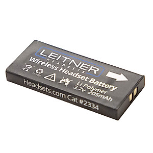 Genuine Replacement Battery for Leitner LH270, LH275, LH280, LH370, LH375, and LH380 – Works with All Leitner Premium Wireless Headsets