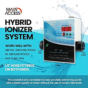 Main Access Power Ionizer System Pool Treatment System