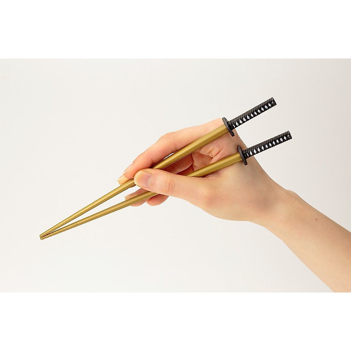 Japanese Samurai Katana Chopsticks - Three Heros (Ieyasu Tokugawa) / with a sword stool type chopstick rest