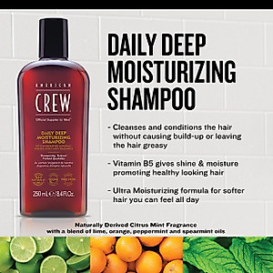 American Crew Men's Gift Set Hair Forming Cream and Daily Deep Moisturizing Shampoo