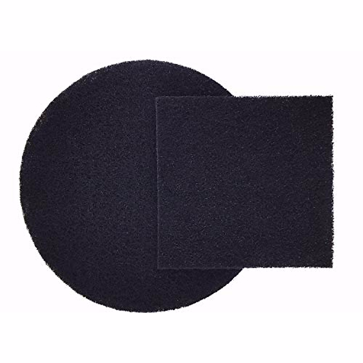 Aiboco 6 Pack Kitchen Compost Bin Charcoal Filters, Activated Carbon Refill Filter Sets for Counter Gallon Pail, Countertop Home Bucket Cleaner,7.25 Inches Round, 4.75 Inches Square