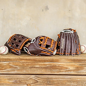 MARUCCI Krewe M-Type Baseball Glove Series, 41A2 11" I-Web Right Hand Throw