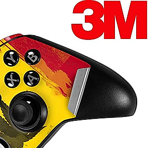 Skinit Decal Gaming Skin Compatible with Xbox One Elite Controller - Originally Designed Marijuana Rasta Distressed Design